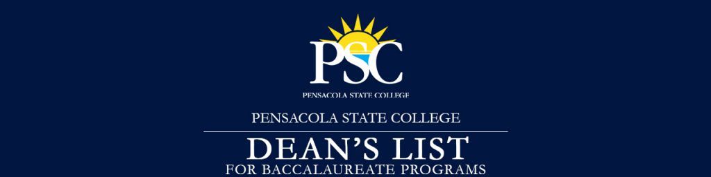 Fall 2022 Dean’s List for Baccalaureate Programs – Pensacola State College