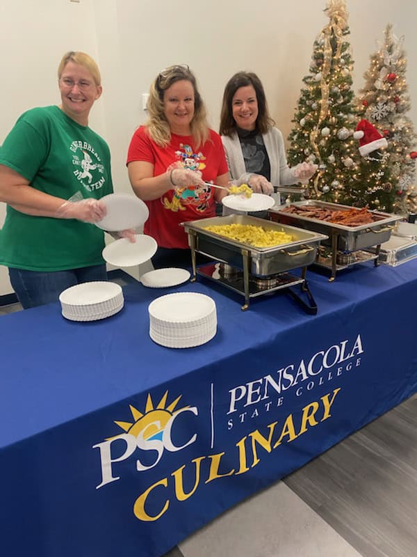 Pensacola State College | PSC fills students up with pancakes, eggs ...
