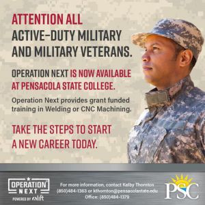 Pensacola State College | ‘Operation Next’ program offers free training ...